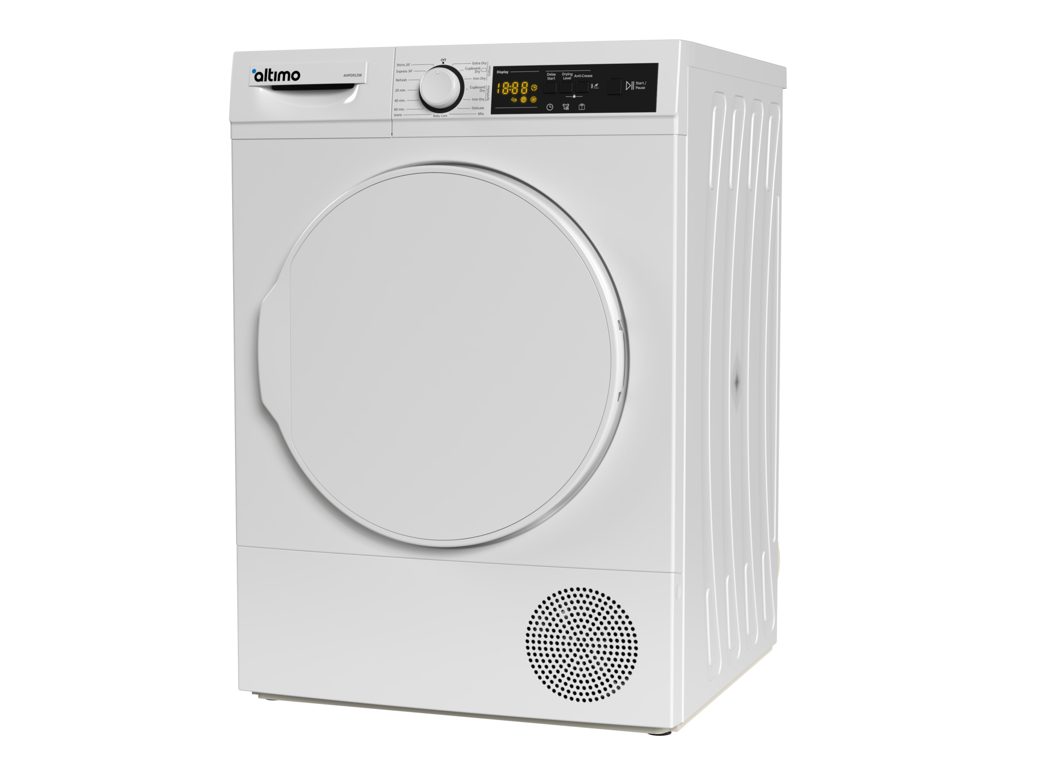 Altimo AHPD912W 9kg White Heat Pump Dryer | Altimo