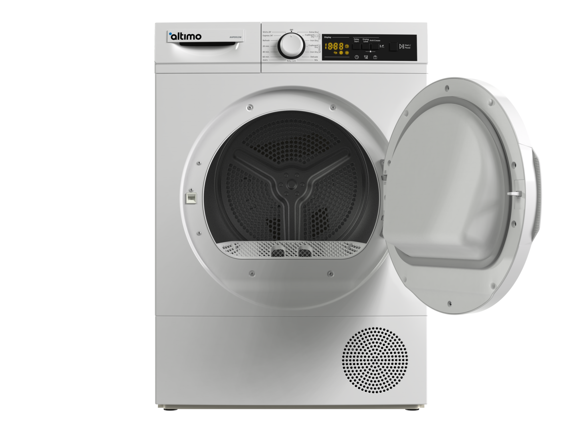 Altimo AHPD912W 9kg White Heat Pump Dryer | Altimo